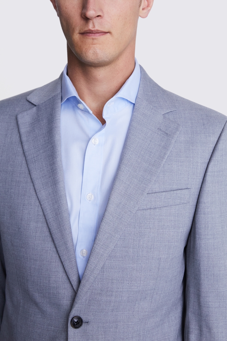 Slim Fit Grey Stretch Jacket | Buy Online at Moss