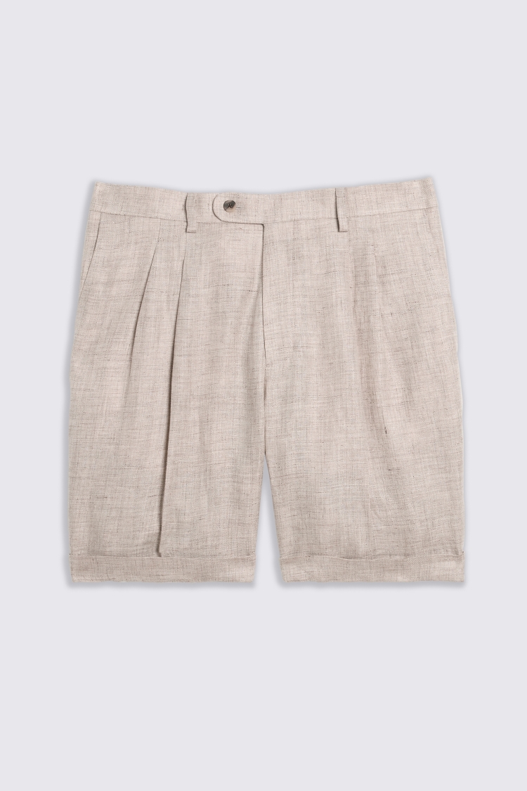 Neutral Linen Shorts | Buy Online at Moss