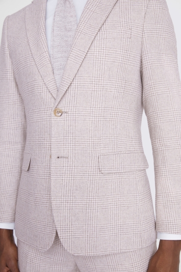 Off White Check Suit