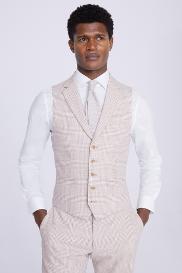 Off White Check Suit