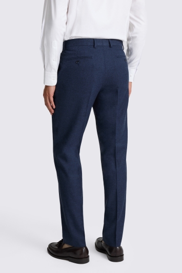 Tailored Fit Blue Flannel Pants