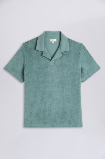 Sky Terry Towelling Skipper Polo