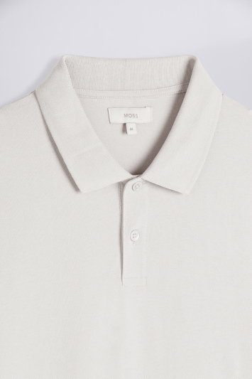 Ivory Piqué Polo Shirt