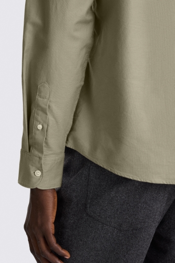 Sage Washed Oxford Shirt