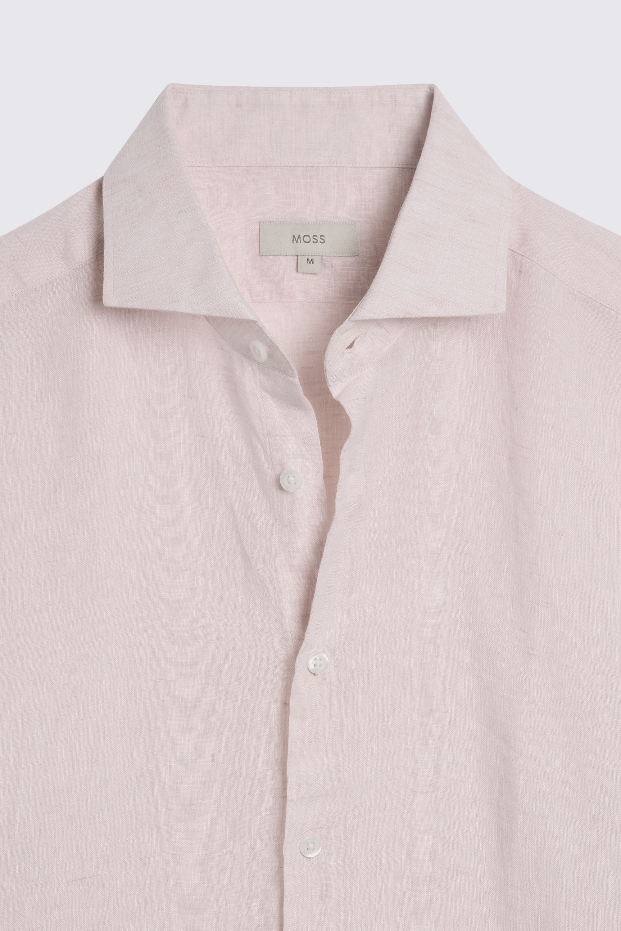 Pink Linen Shirt | Buy Online at Moss