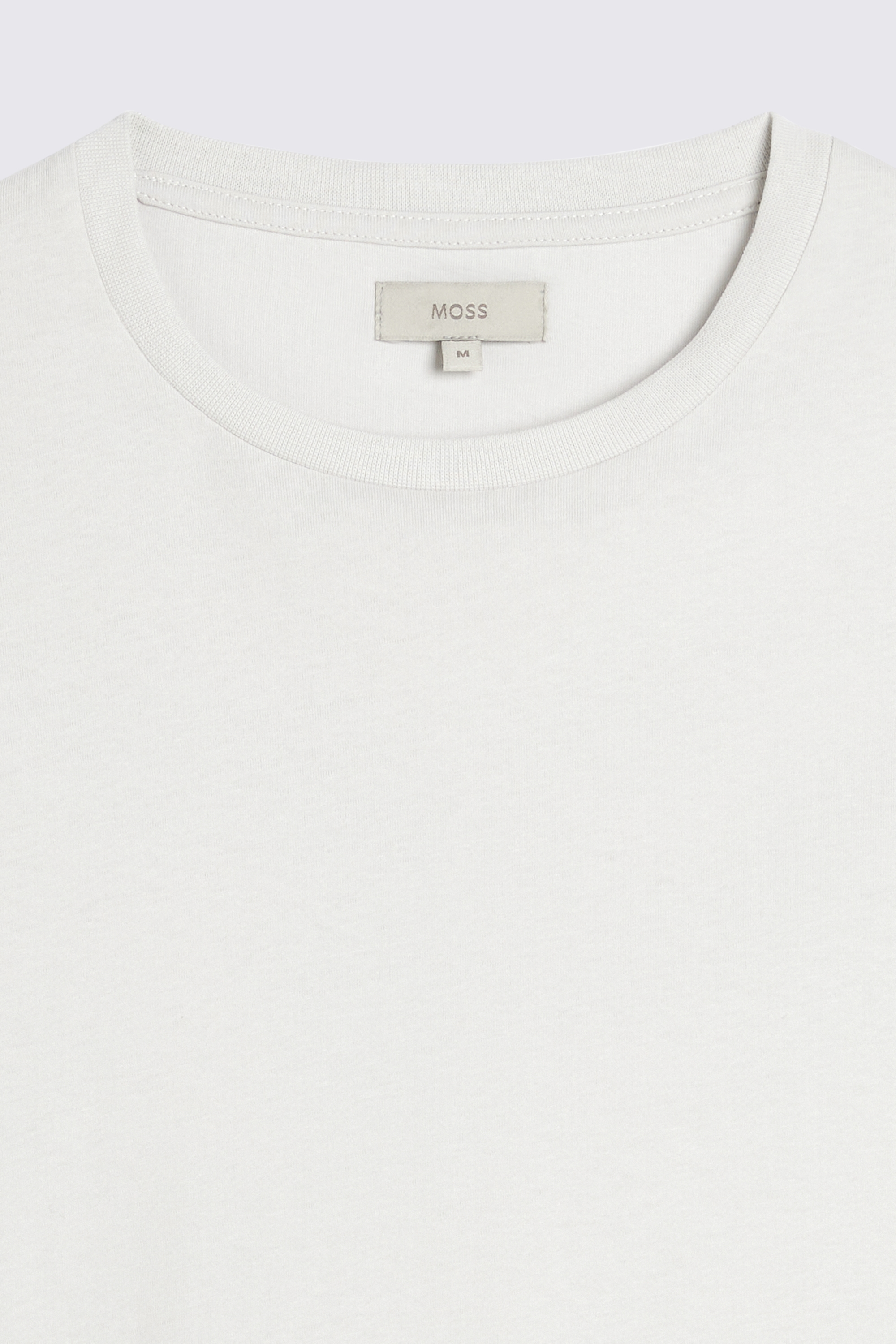 Ivory Crew Neck T-Shirt | Buy Online at Moss