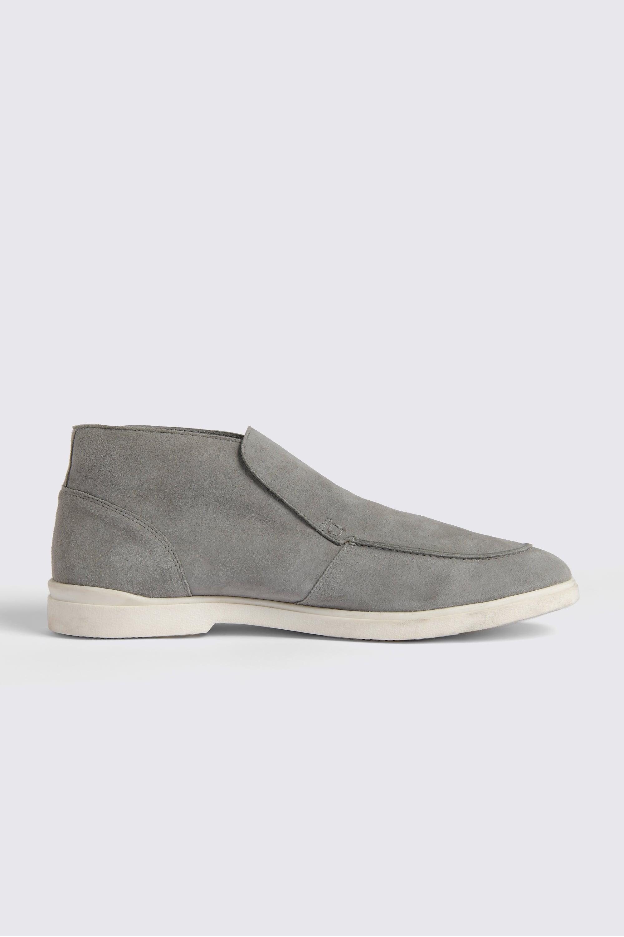 Light Grey Suede Chukka Boots | Buy Online at Moss