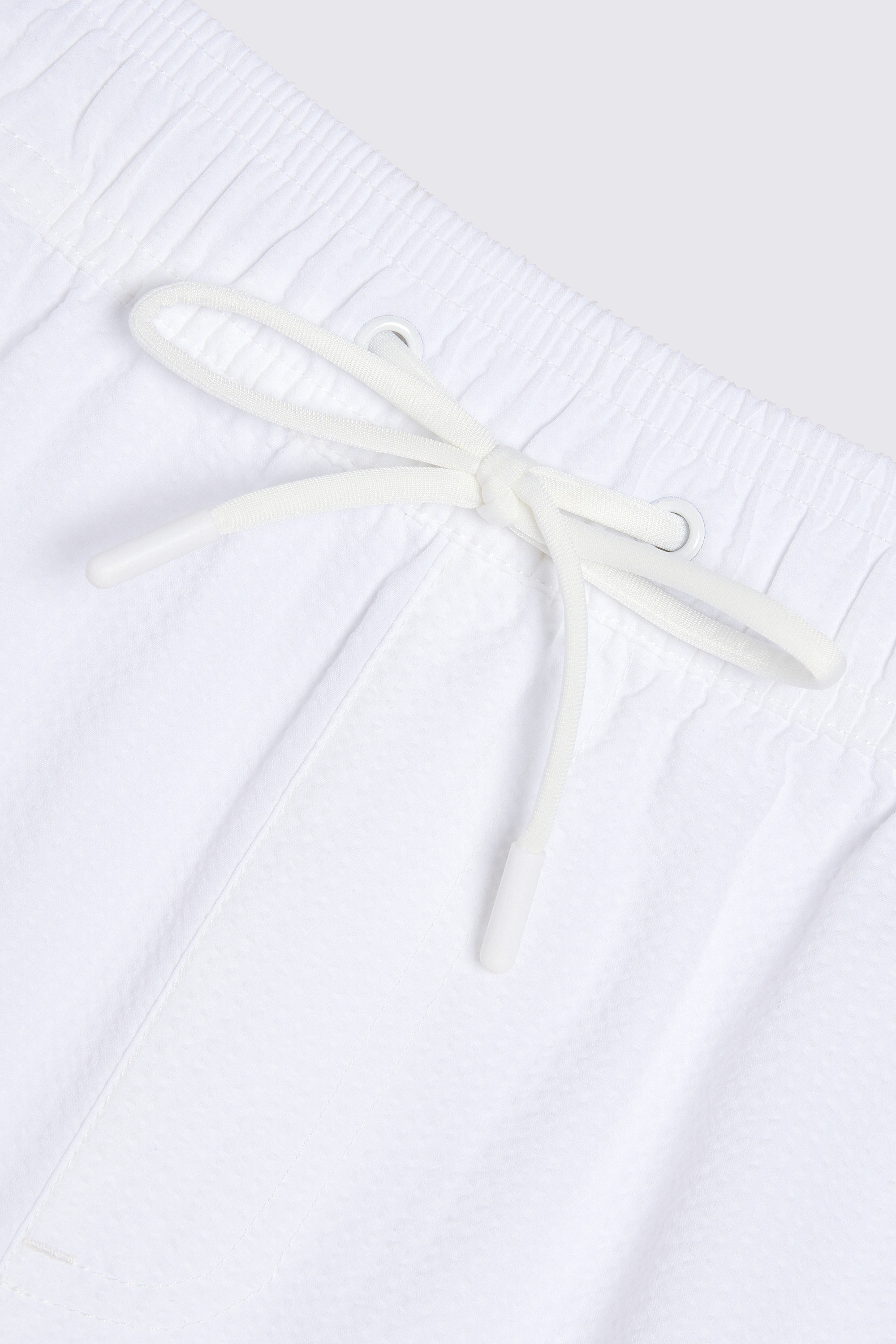 White Seersucker Swim Shorts | Buy Online at Moss