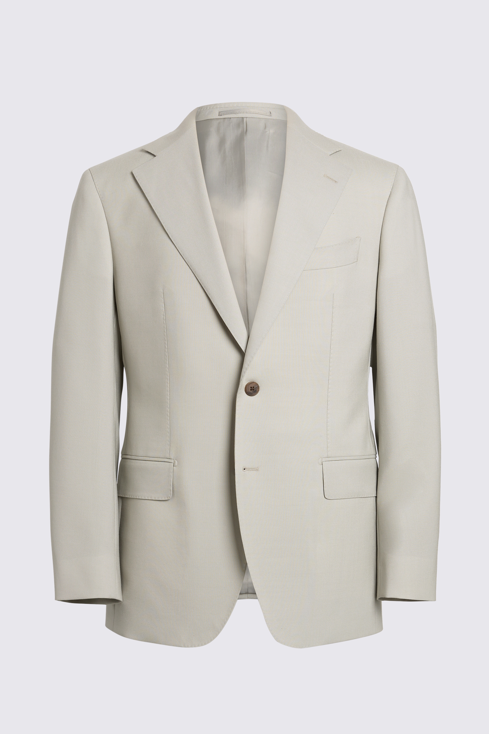 Italian Tailored Fit Stone Jacket | Buy Online at Moss