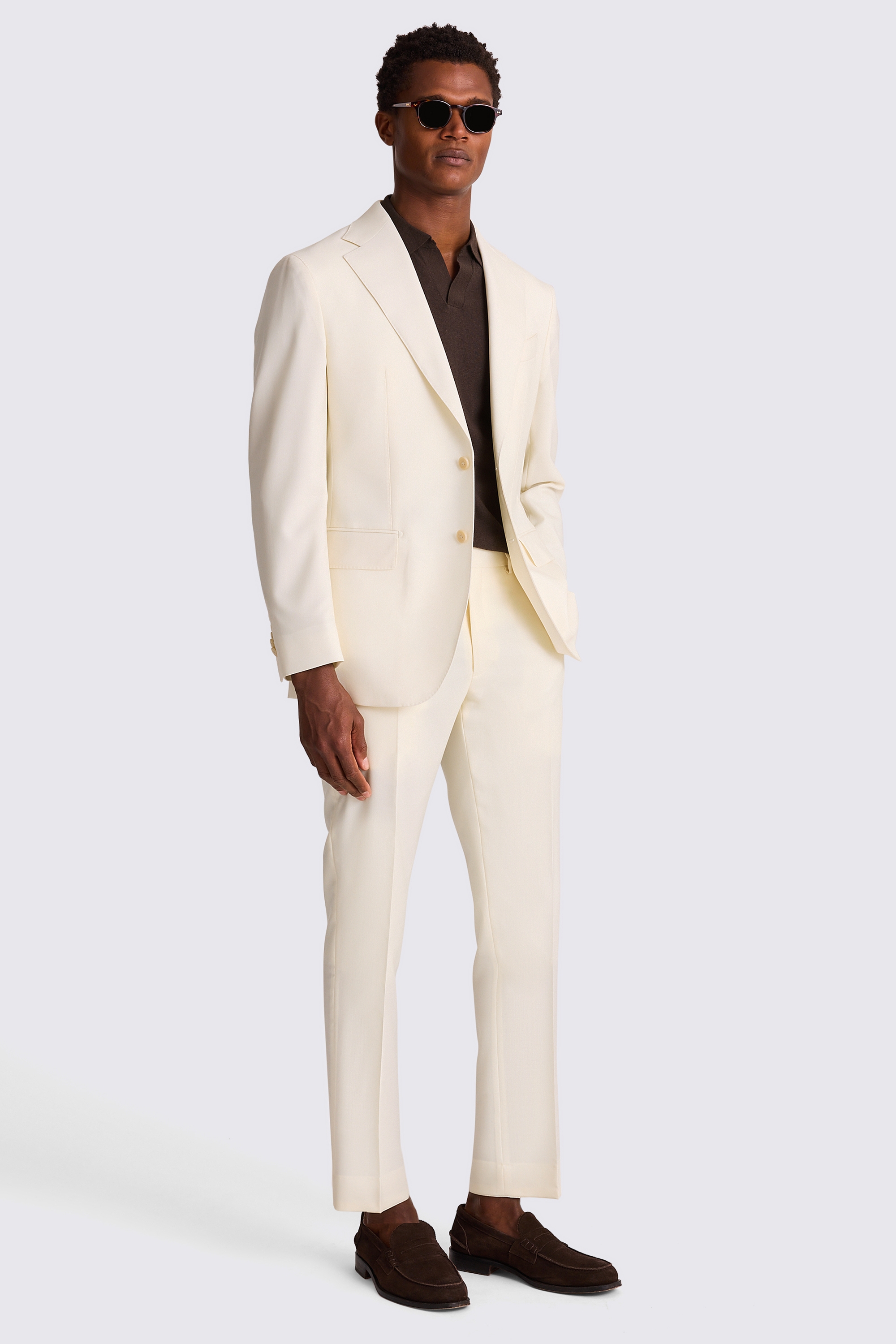 Italian Tailored Fit Off White Jacket | Buy Online at Moss