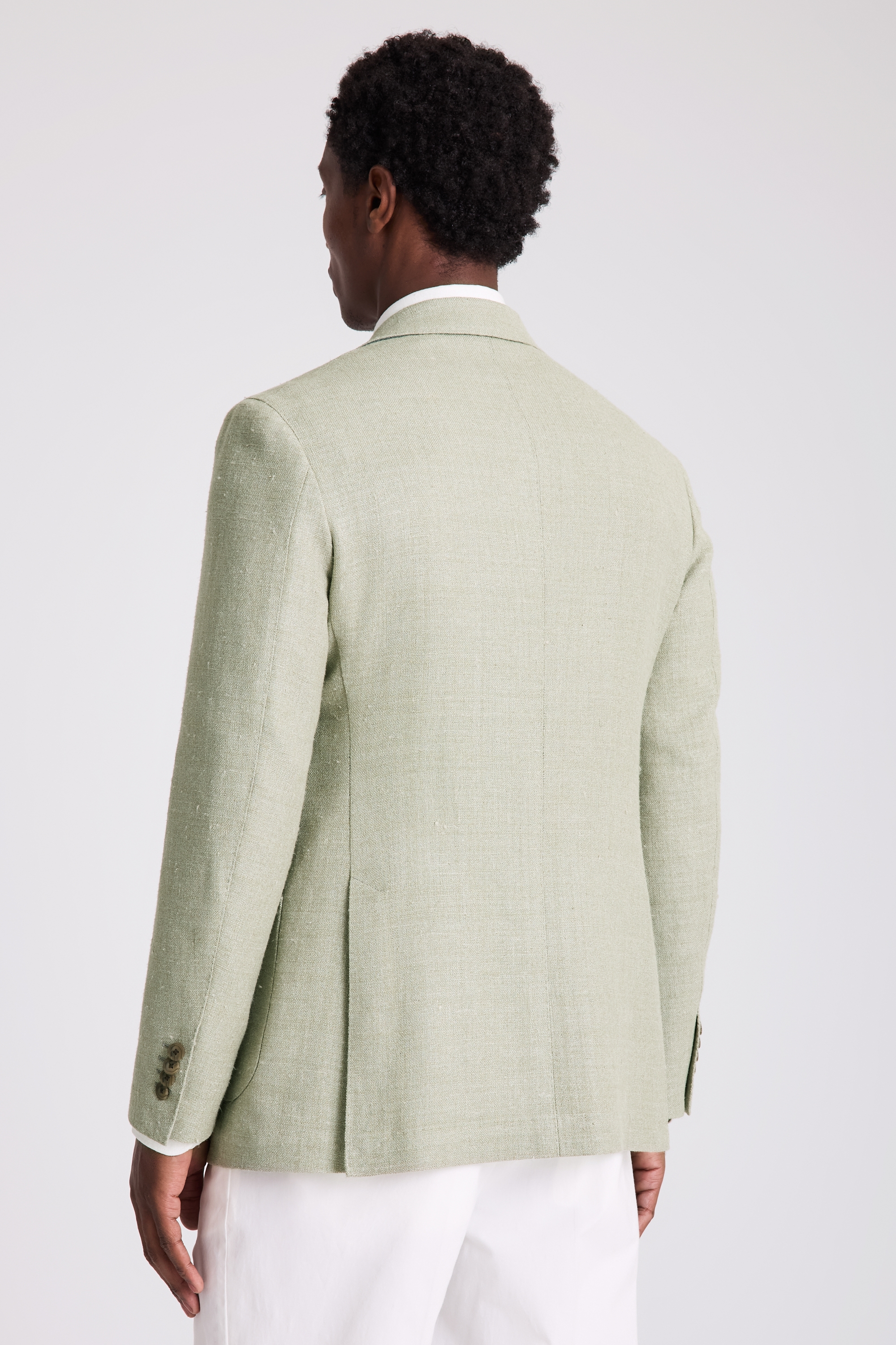 Italian Tailored Fit Sage Jacket | Buy Online at Moss