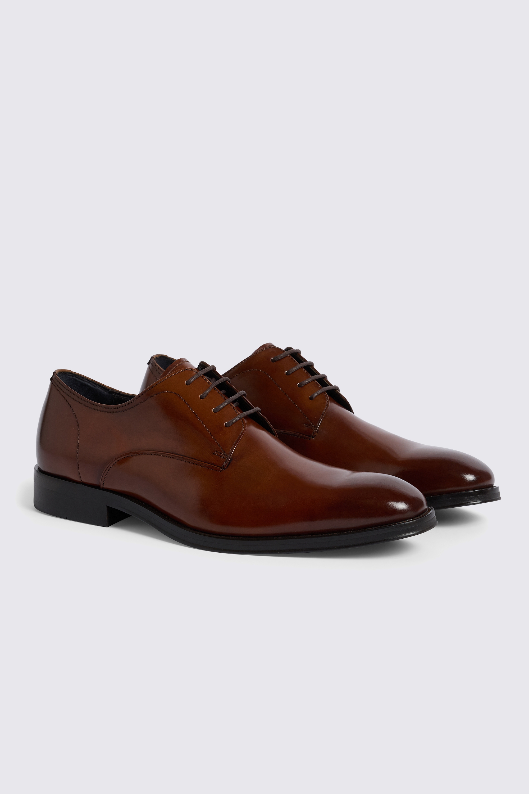 John White Wilms Brown Derby Shoe | Buy Online at Moss