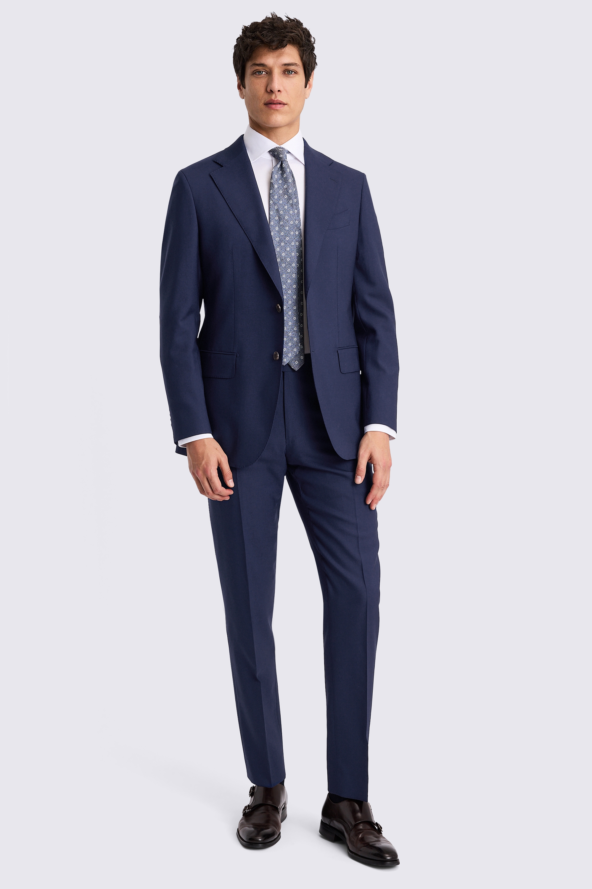 Italian Tailored Fit Bright Blue Jacket | Buy Online at Moss